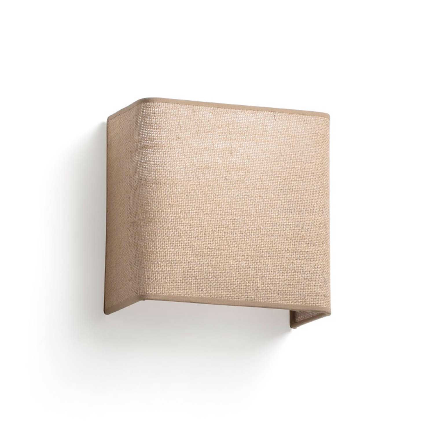 Faro Otton wall sconce jute fabric for Balinese bedroom