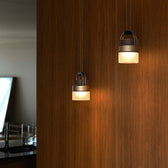 SAMMODE STUDIO AIRMOD suspension design en acier et verre