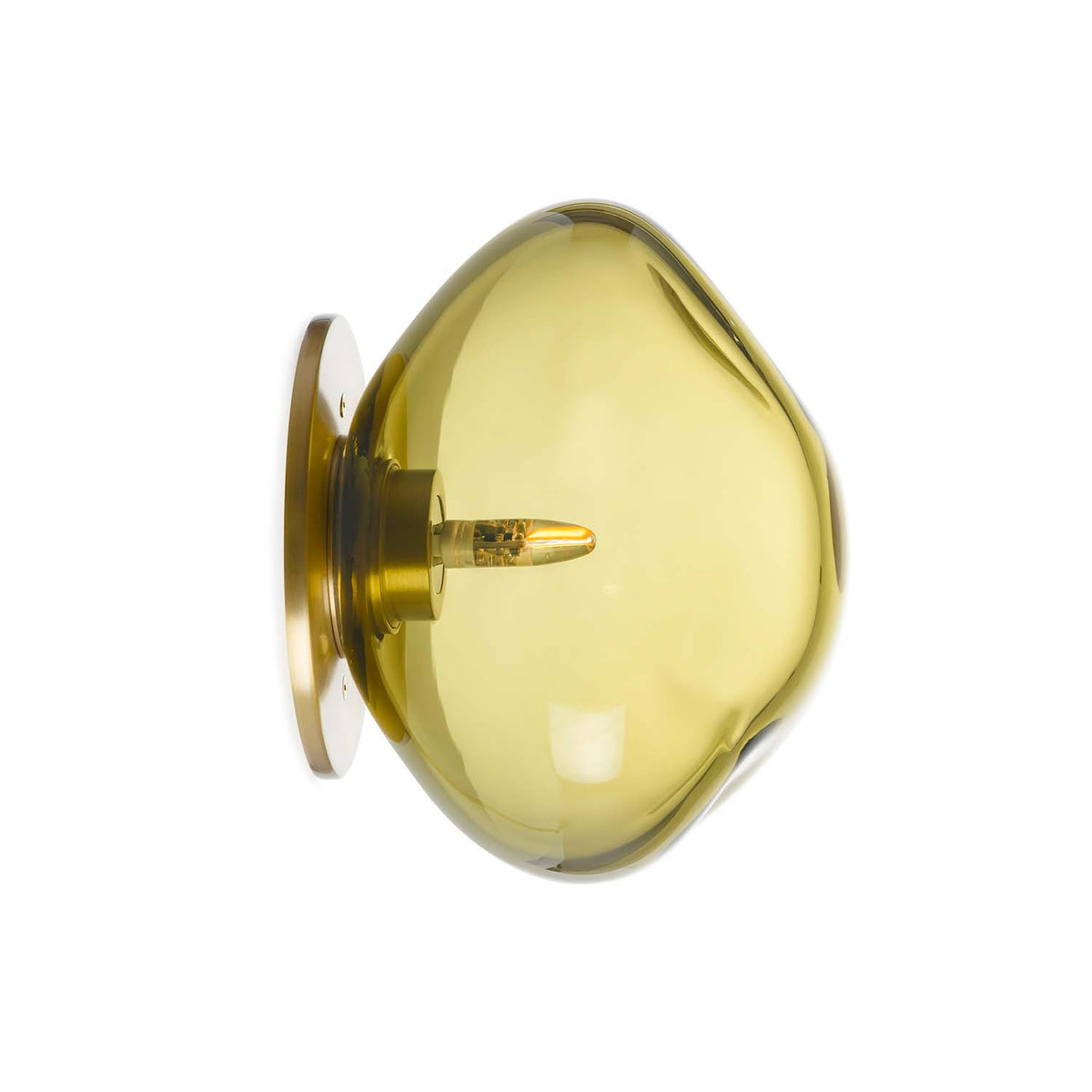 Hadeland Glassverk CRYSTAL STONE applique galet en verre
