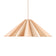SCHNEID STUDIO STRATUS geometric pyramidal wooden chandelier