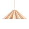 SCHNEID STUDIO STRATUS geometric pyramidal wooden chandelier