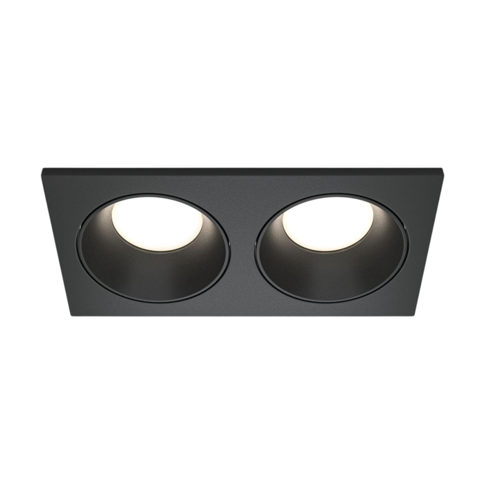 MAYTONI ZOOM double spot encastré blanc ou noir étanche IP65