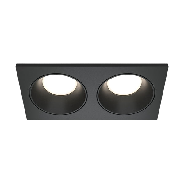 MAYTONI ZOOM double spot encastré blanc ou noir étanche IP65